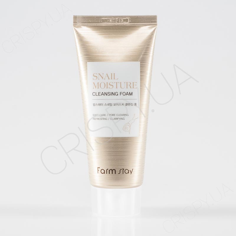 Пенка для умывания с улиткой FARMSTAY Snail Moisture Cleansing Foam ...